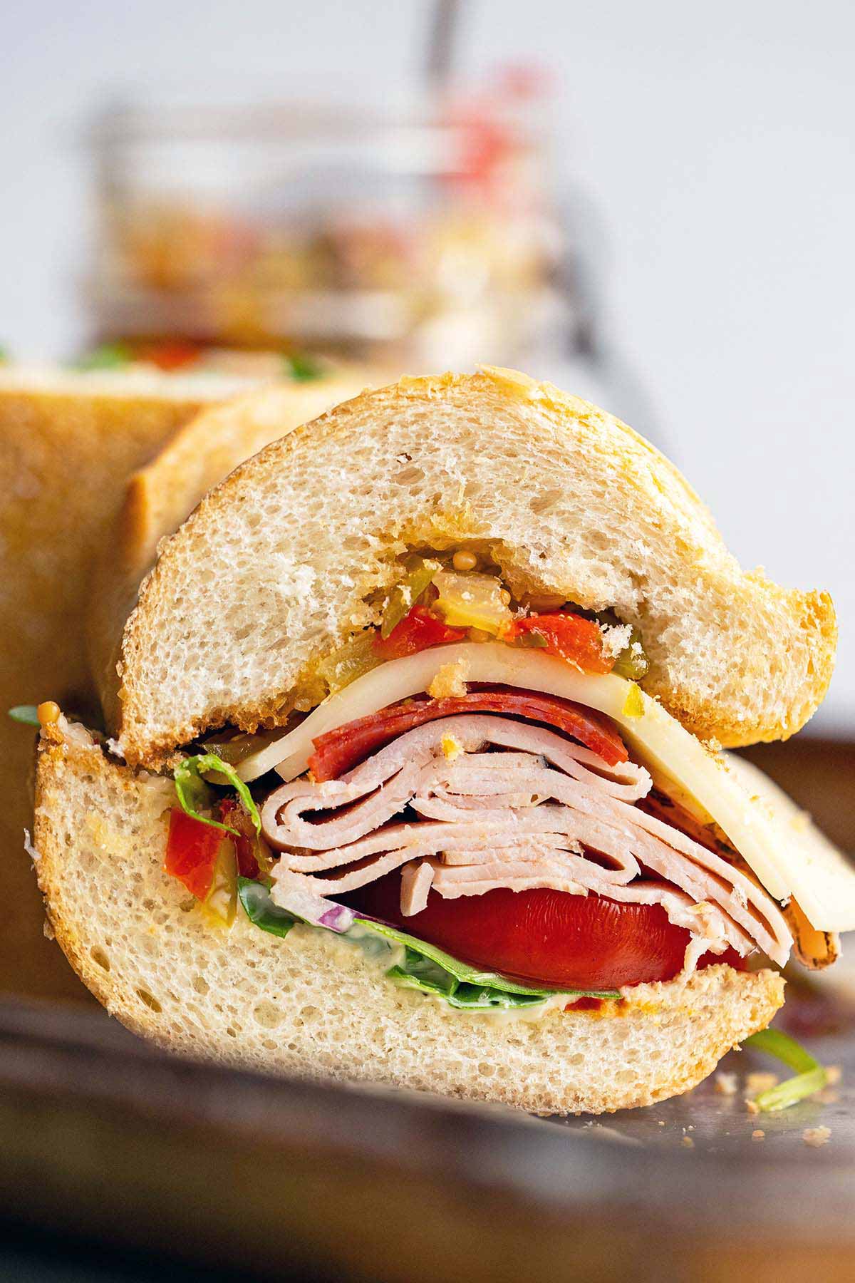 Italian Grinder Sub Sandwich Recipe - An Edible Mosaic™
