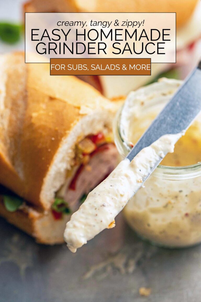 My Best Grinder Sauce Recipe (For Subs & More!) - An Edible Mosaic™