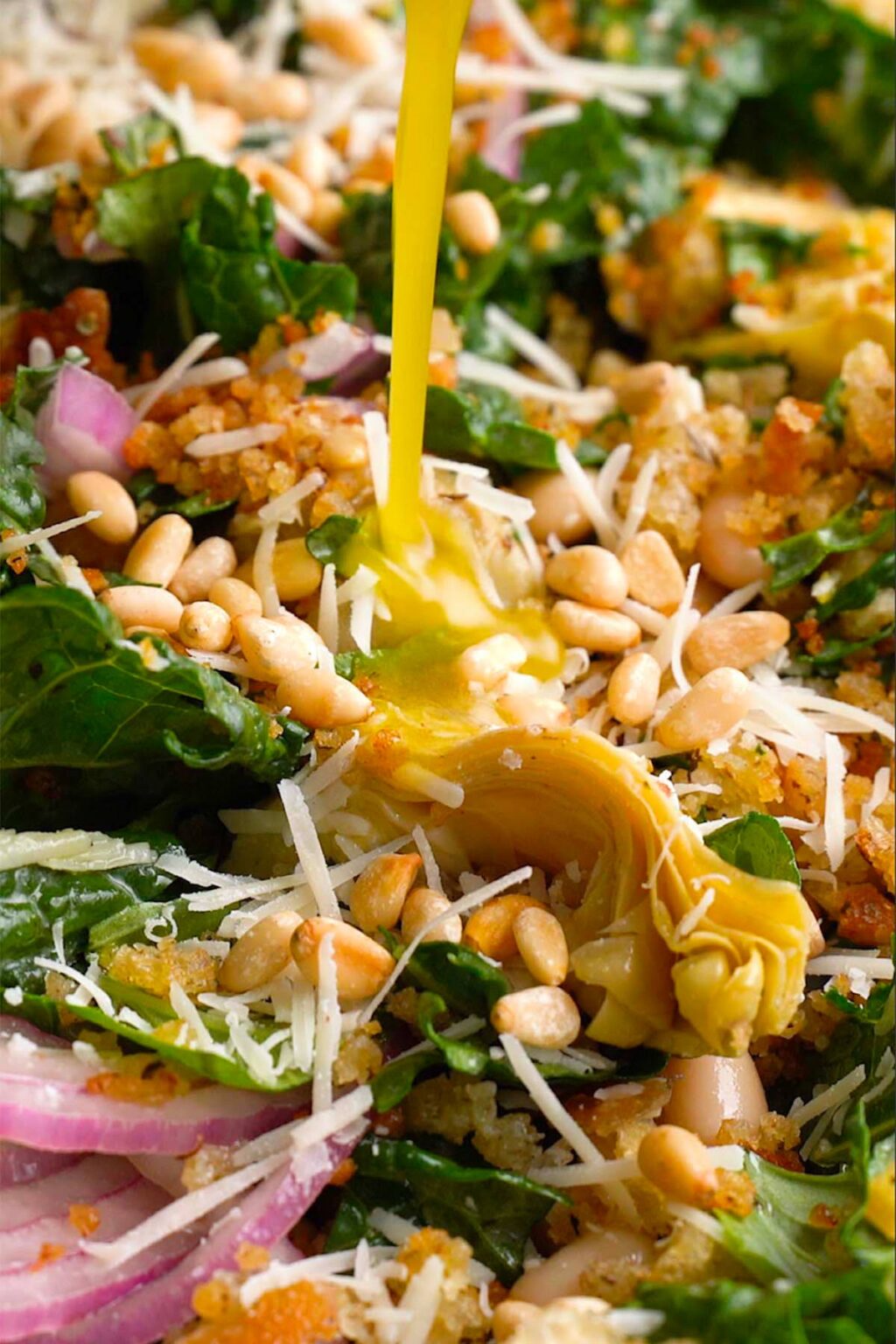 Honey Lemon Vinaigrette Salad Dressing Recipe - An Edible Mosaic™