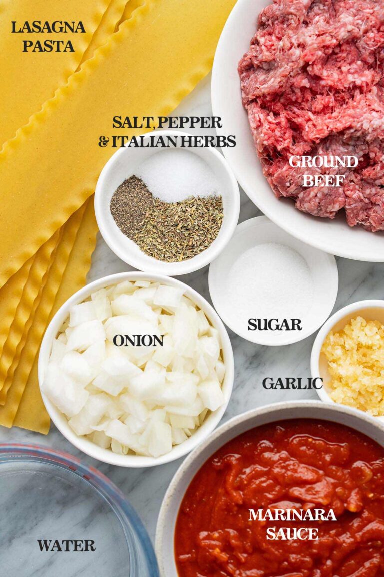 Easy One Pot Lasagna Recipe - An Edible Mosaic™