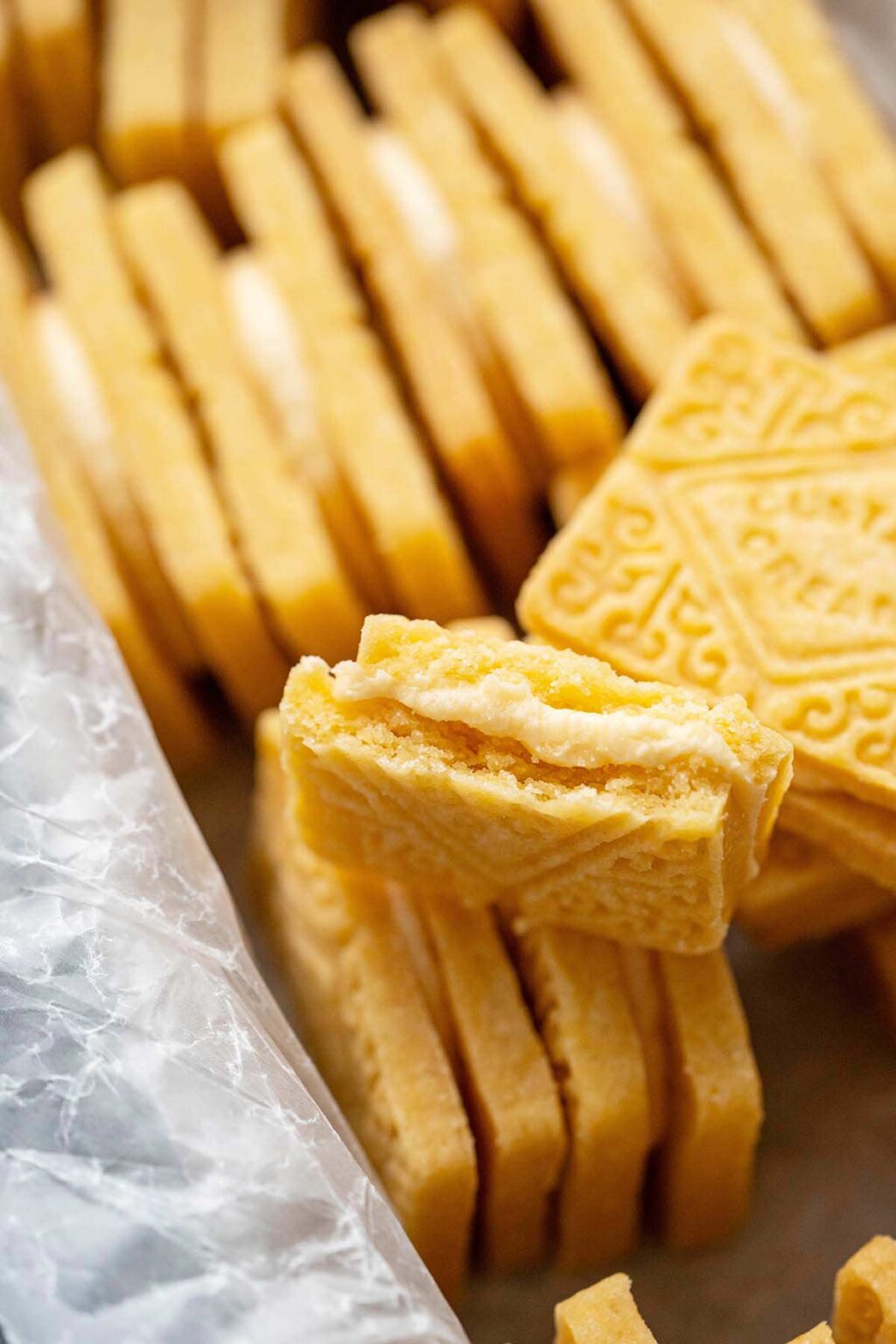 Custard Cream Biscuits Recipe - An Edible Mosaic™